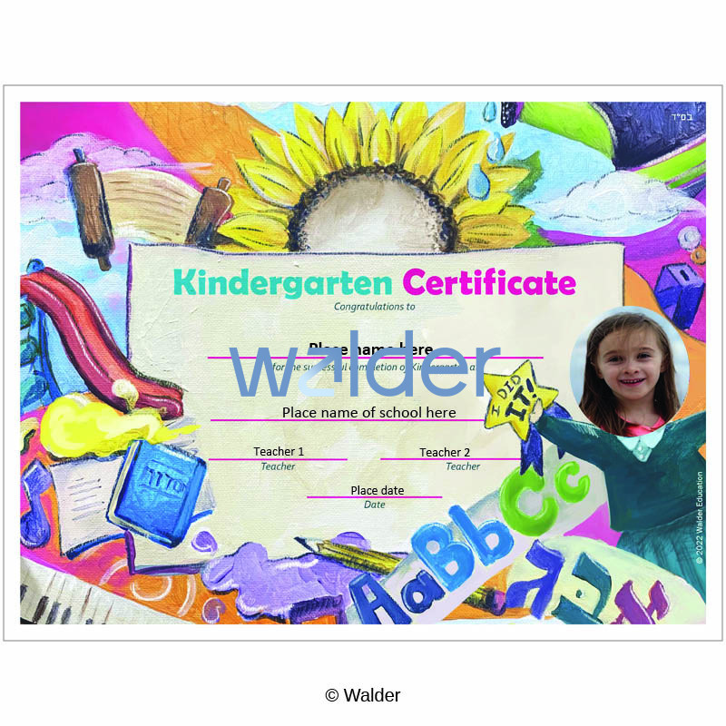 Kindergarten Certificate (for girls) - Walder Education