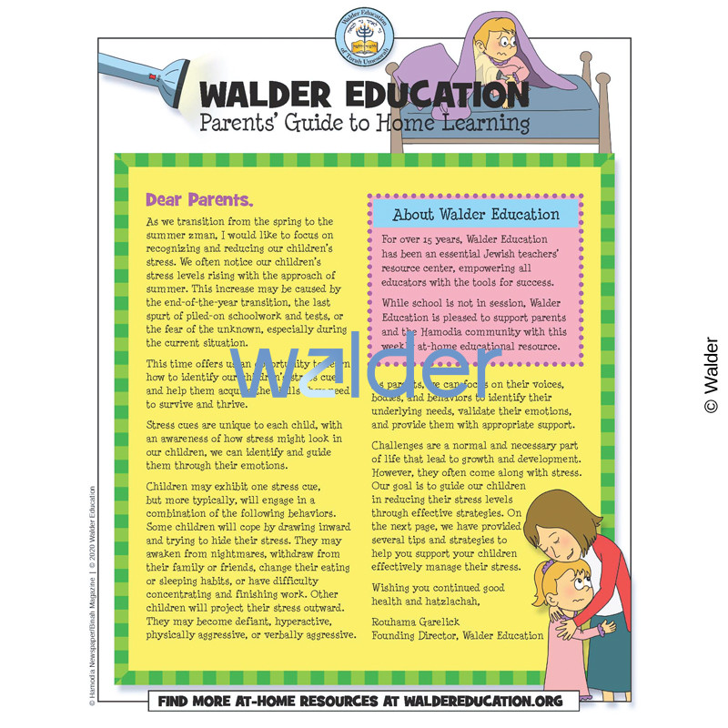 Parents Guide to Home Learning - Week 12 - Walder Education