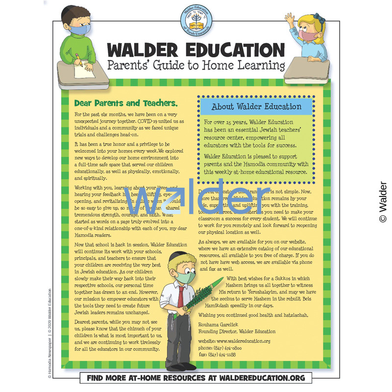 Parents Guide to Home Learning - Week 26 - Walder Education