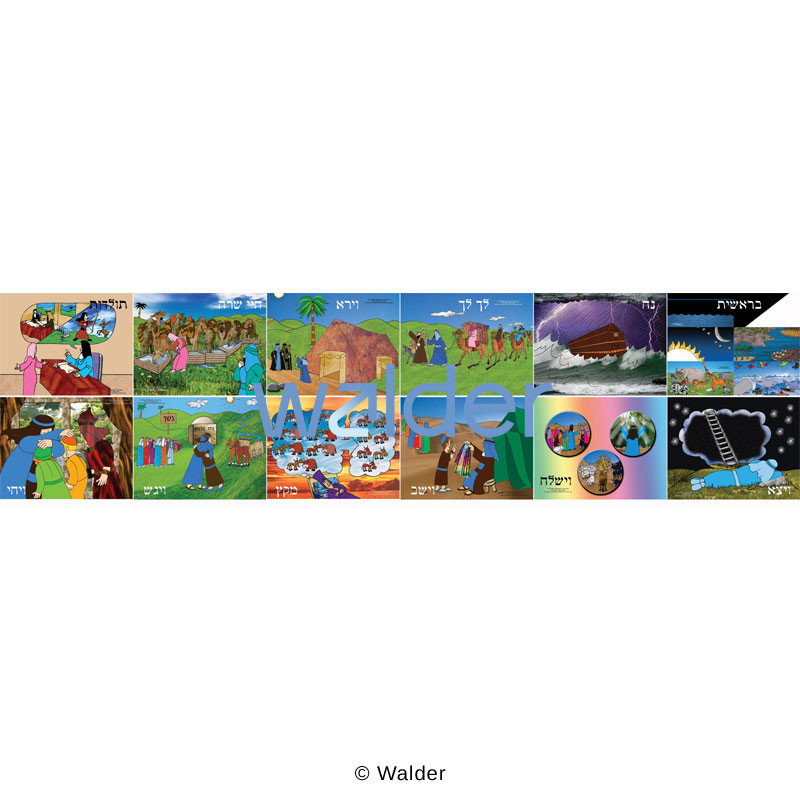 Sefer Bereishis Bulletin Board Header - Walder Education