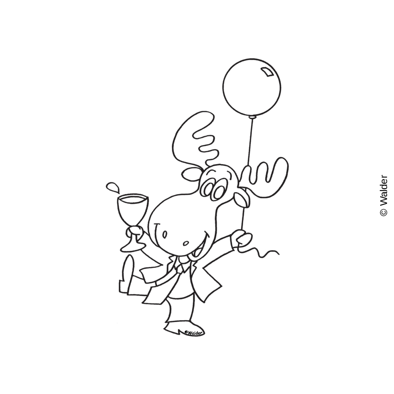 Moose Celebrating - Walder Education