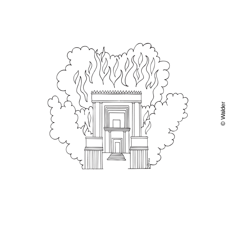 Burning Beis Hamikdash - Walder Education
