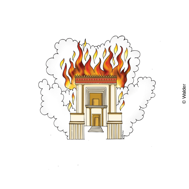 Burning Beis Hamikdash - Walder Education