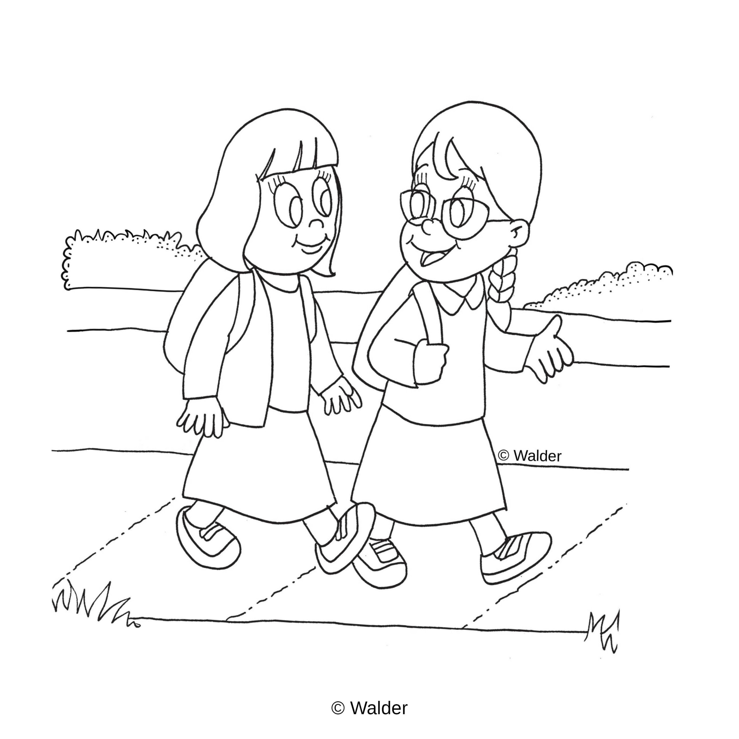 Walking to School Together - Walder Education