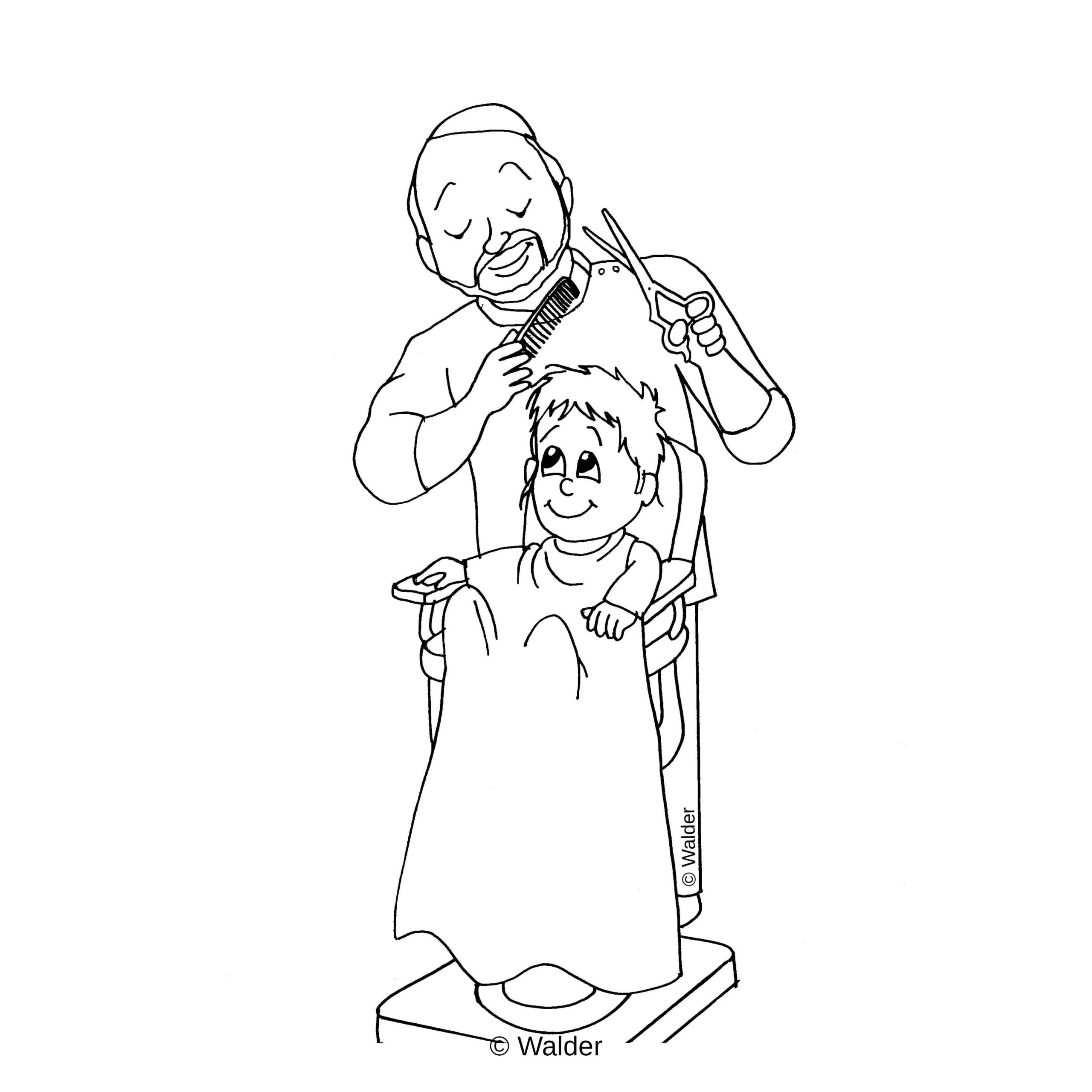 Getting Haircut - Walder Education