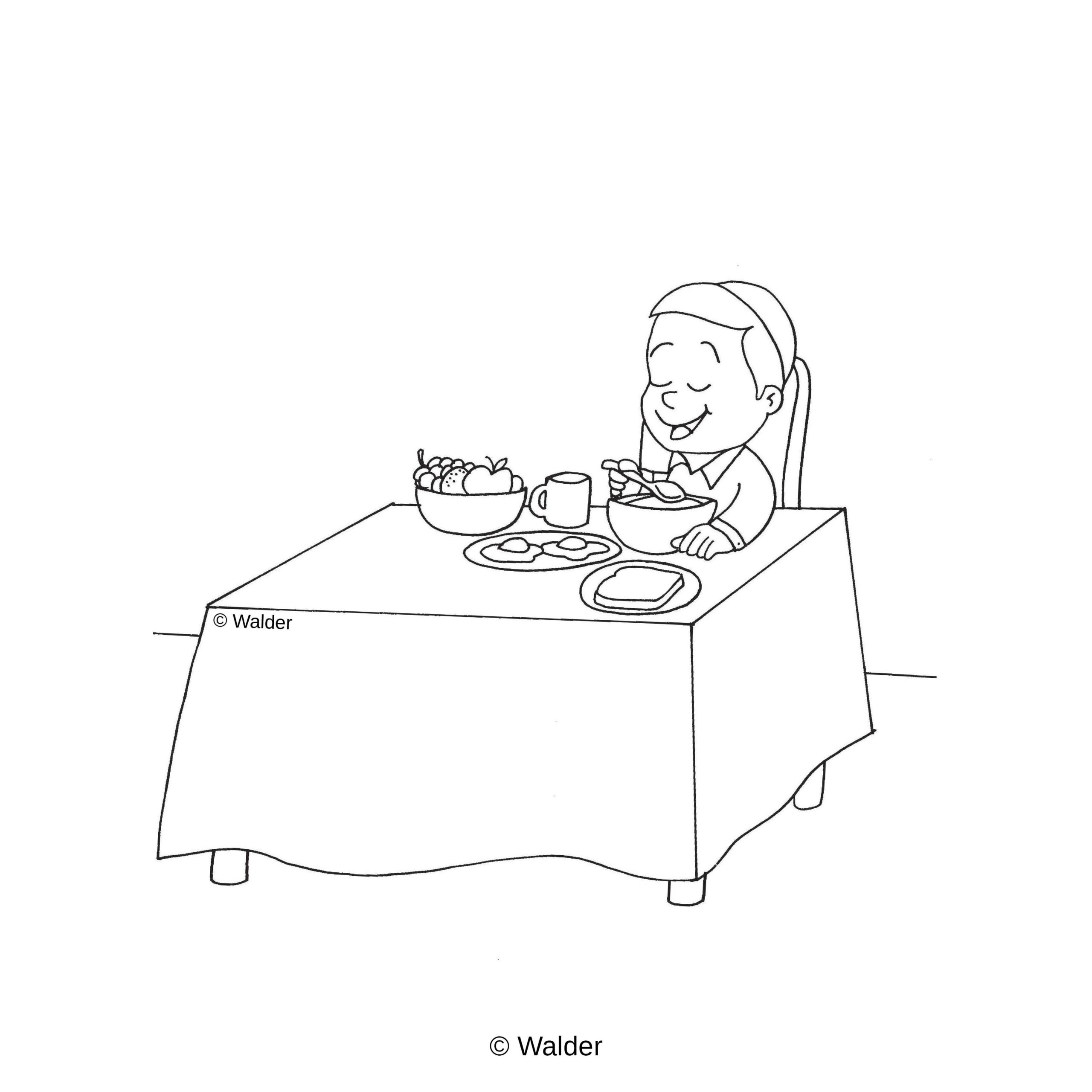 Eating at Table - Walder Education