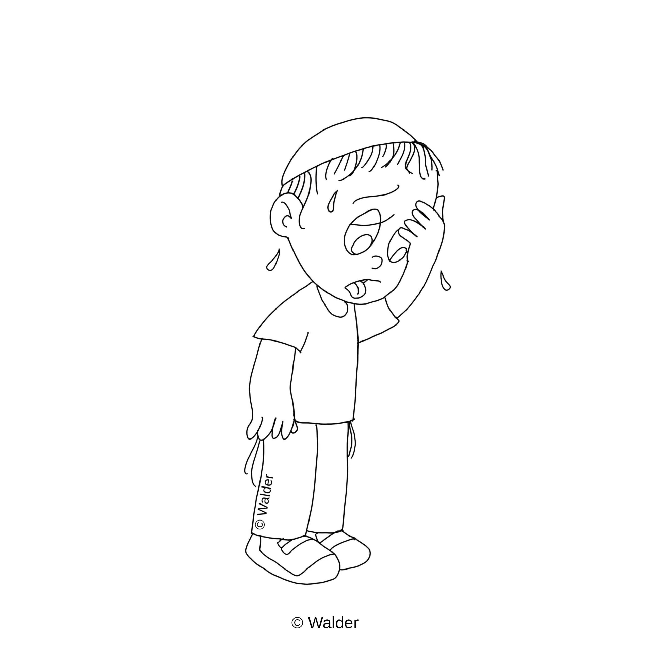 Sweating Boy - Walder Education