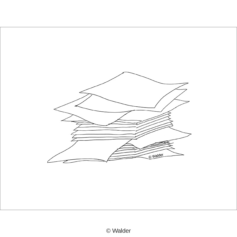 Stack of papers - Walder Education