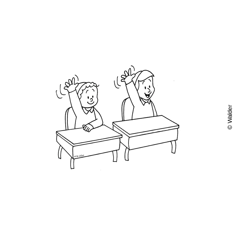 Raising Hand in Class - Walder Education
