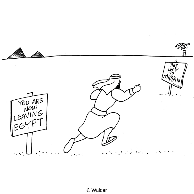 Exodus from Egypt: Moshe Leaving Egypt and Going to Midyan - Walder ...