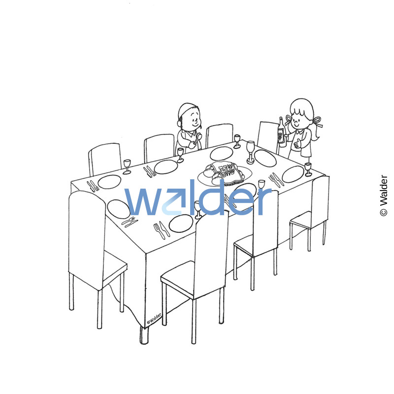 Preparing For Shabbos Setting The Table Walder Education