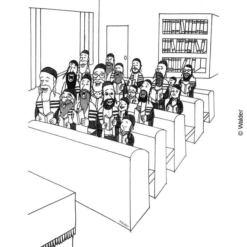 Davening in Shul - Walder Education