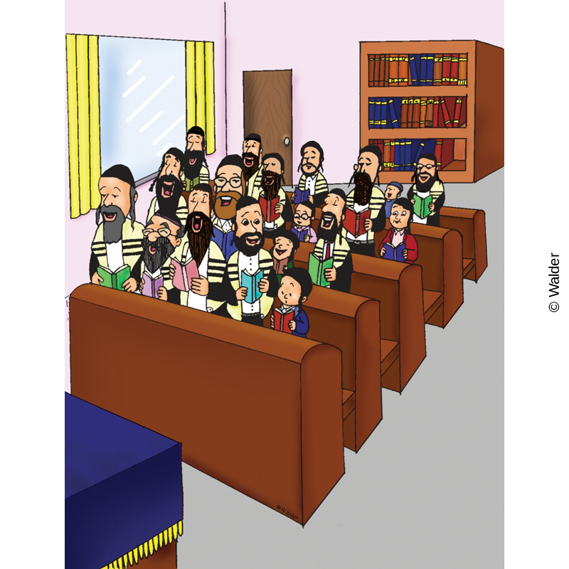 Davening in Shul - Walder Education