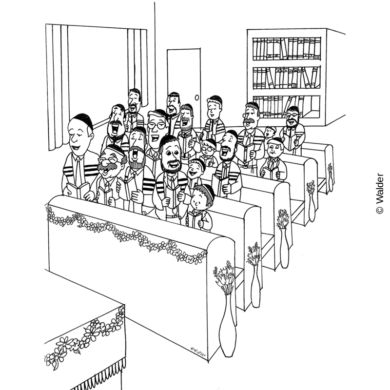 Davening in Shul - Walder Education