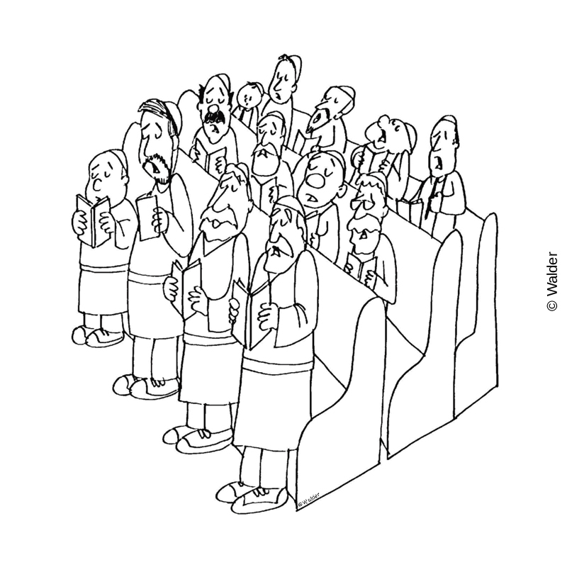 Davening in Shul - Walder Education