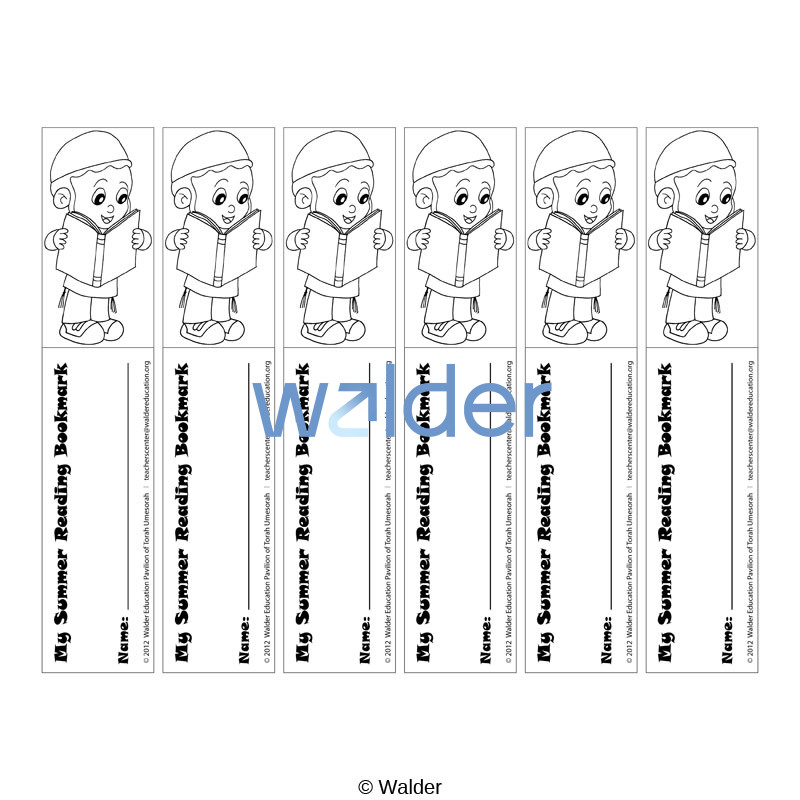 Summer Reading Bookmarks - Walder Education