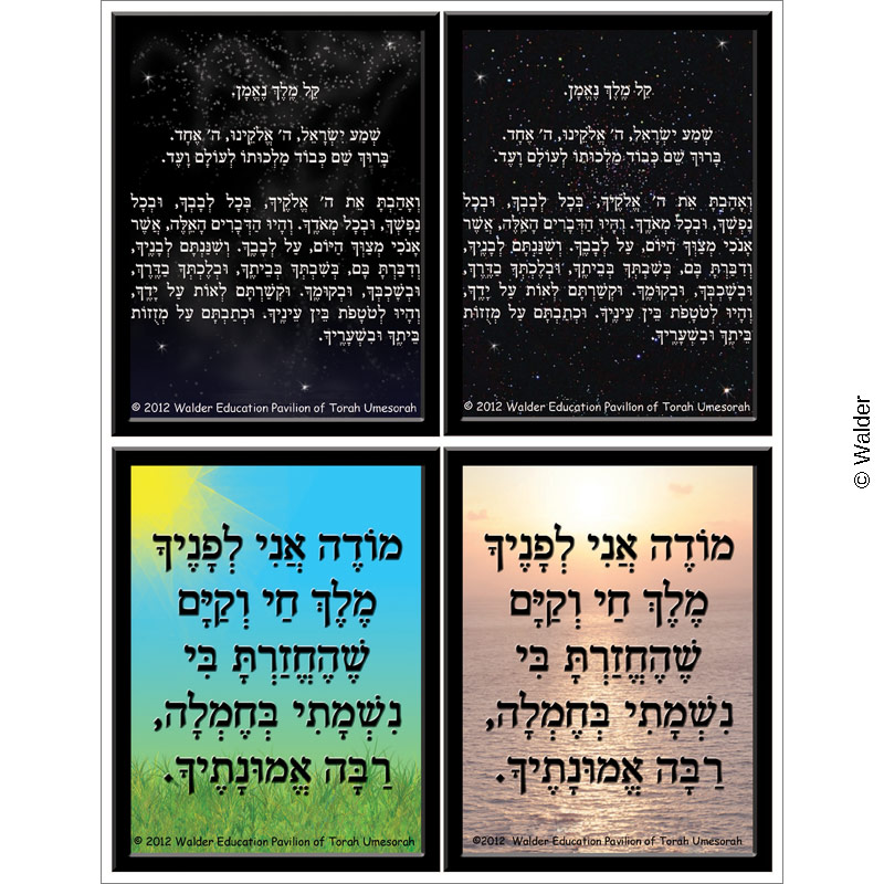 Davening Cards - Walder Education