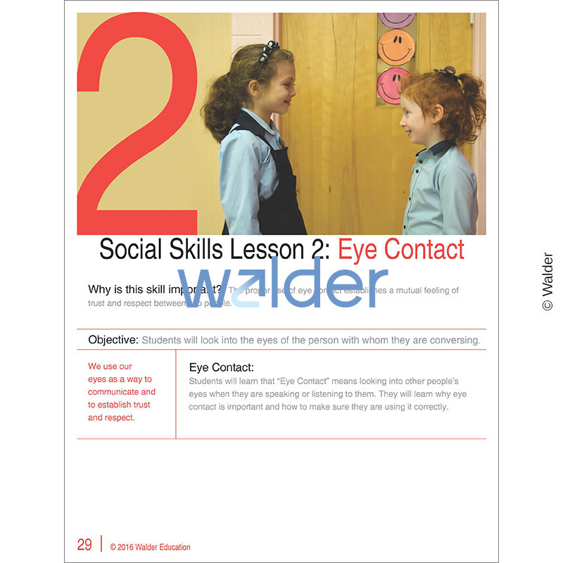 15 Steps to Social Success: Lesson 2 – Eye Contact - Walder Education
