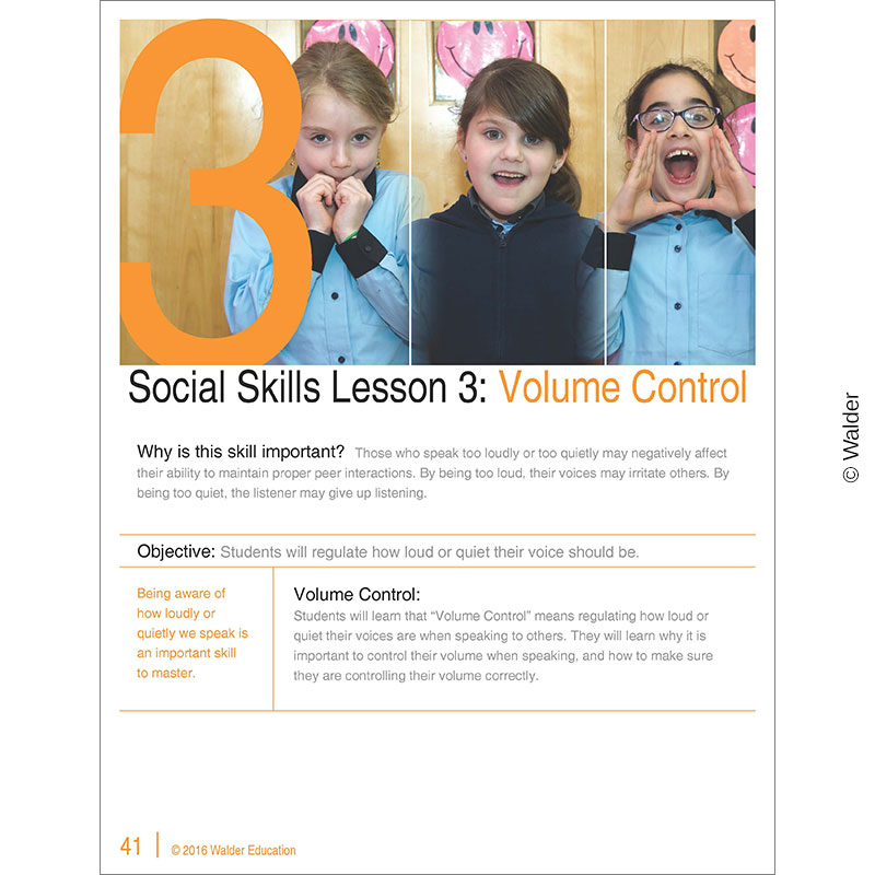15 Steps to Social Success: Lesson 3 – Volume Control - Walder Education
