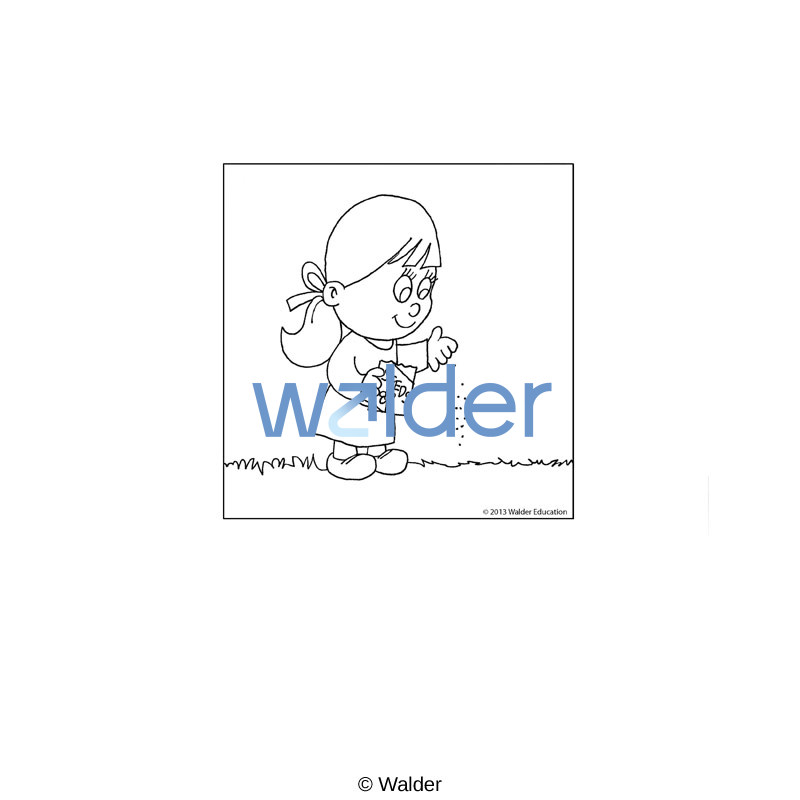 Training to Sequence: Girl Planting Flower - Walder Education