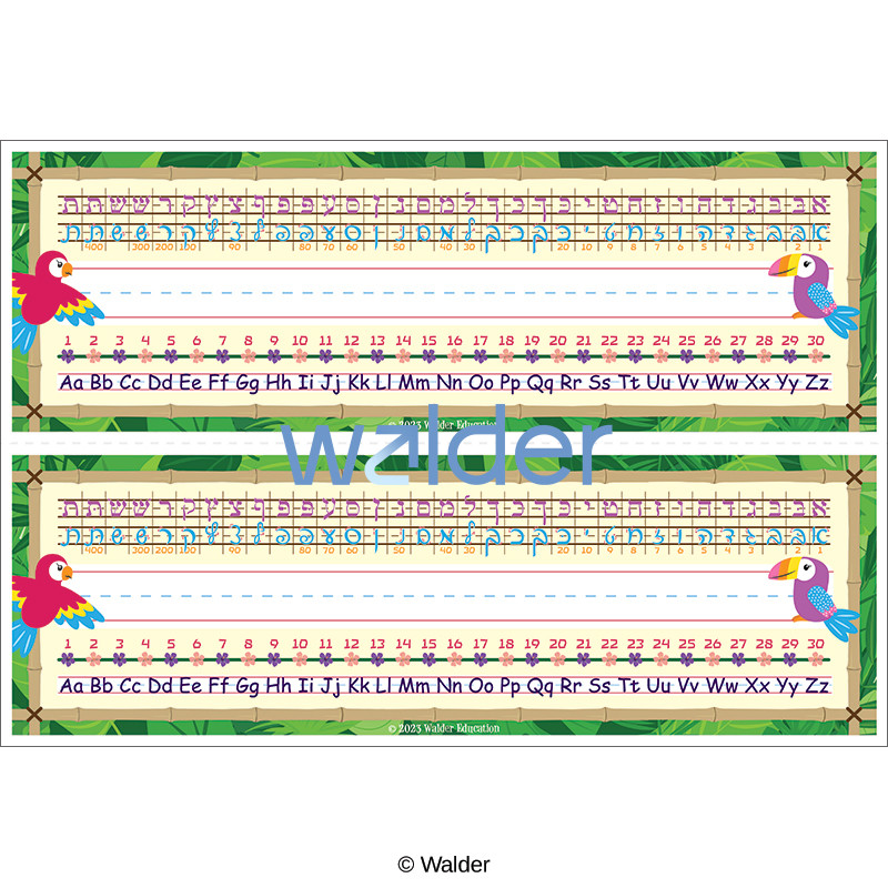Tropical Desk Strips - Walder Education