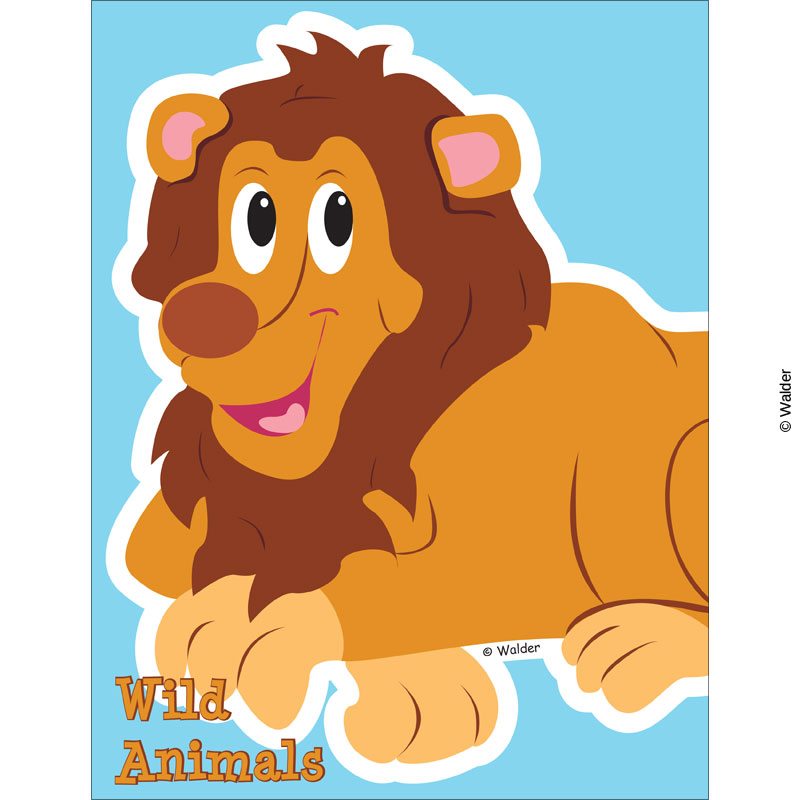 Wild Animals File Folder Game - Walder Education