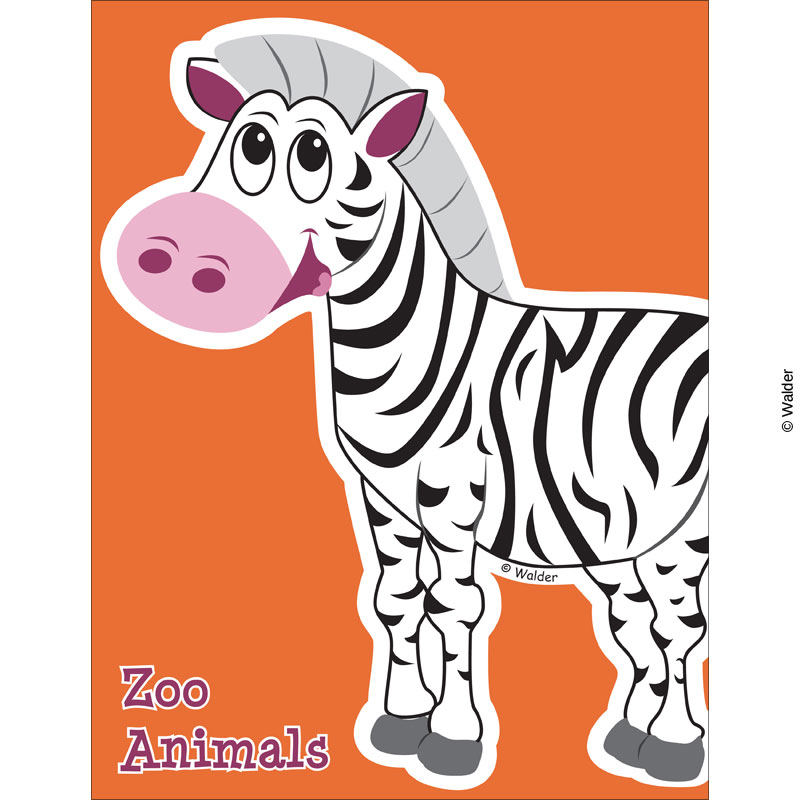 Zoo Animals File Folder Game - Walder Education