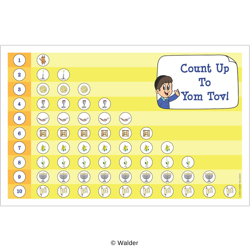 Count Up to Yom Tov Sensory Learning Center - Walder Education