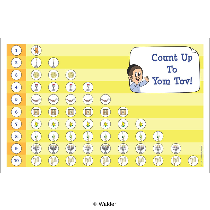 Count Up to Yom Tov Sensory Learning Center - Walder Education