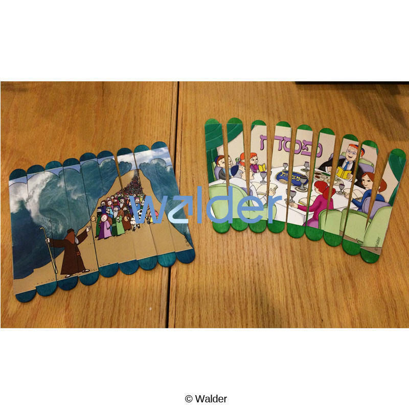 Pesach Popsicle Stick Puzzles - Walder Education