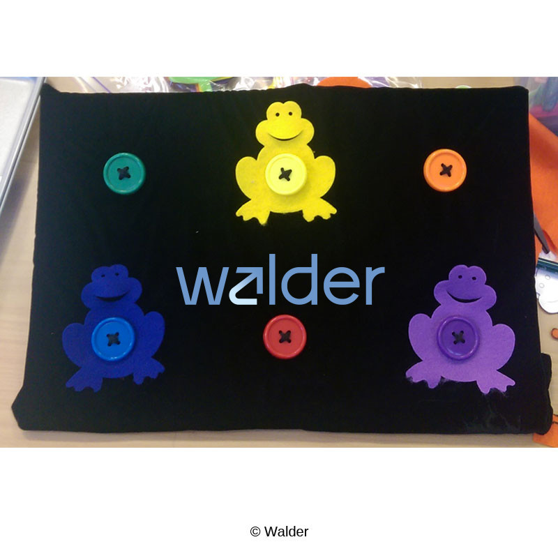 Color Matching Pesach Button Board - Walder Education