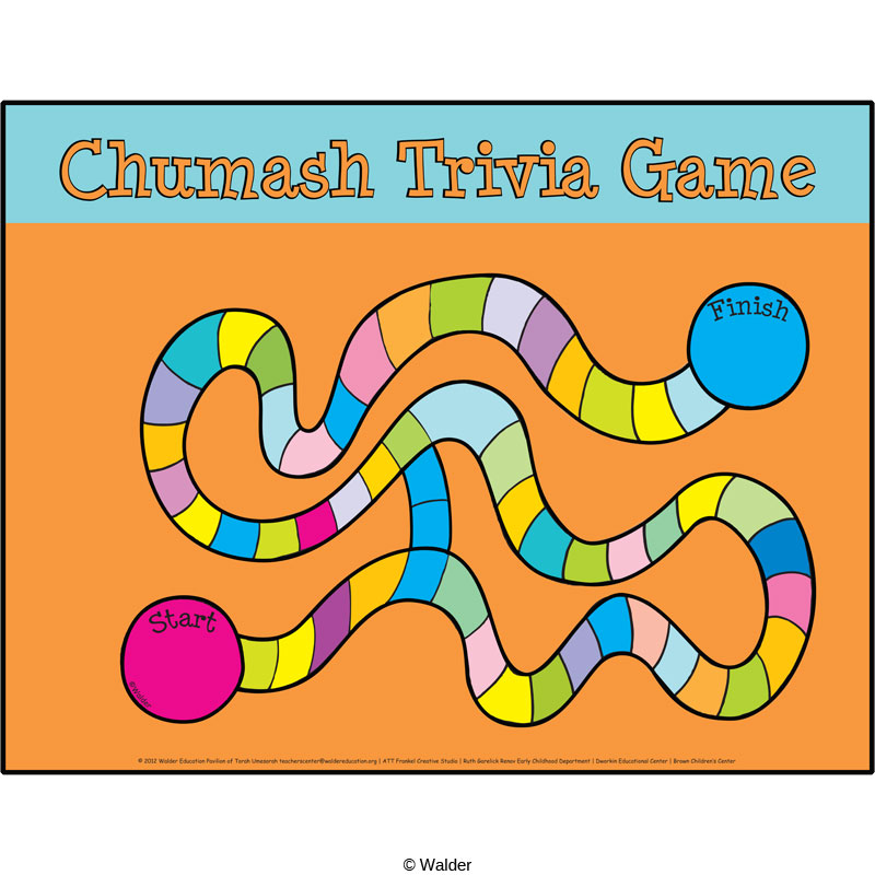 Chumash Trivia Game / Poster Version - Walder Education