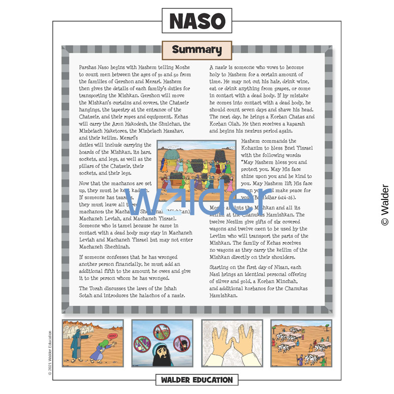 Weekly Parsha Guide: Naso - Walder Education