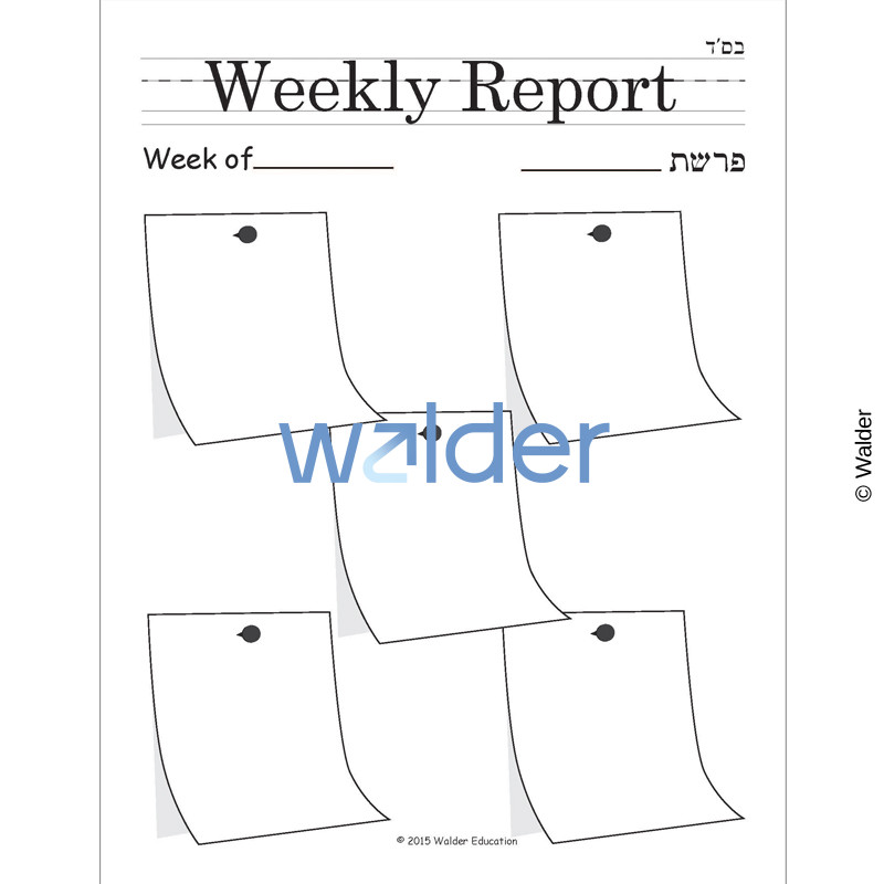 Weekly Report - Walder Education