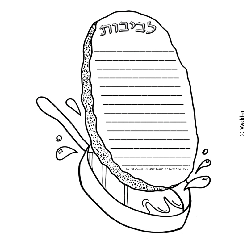 Levivot In a Frying Pan Border Lined - Walder Education