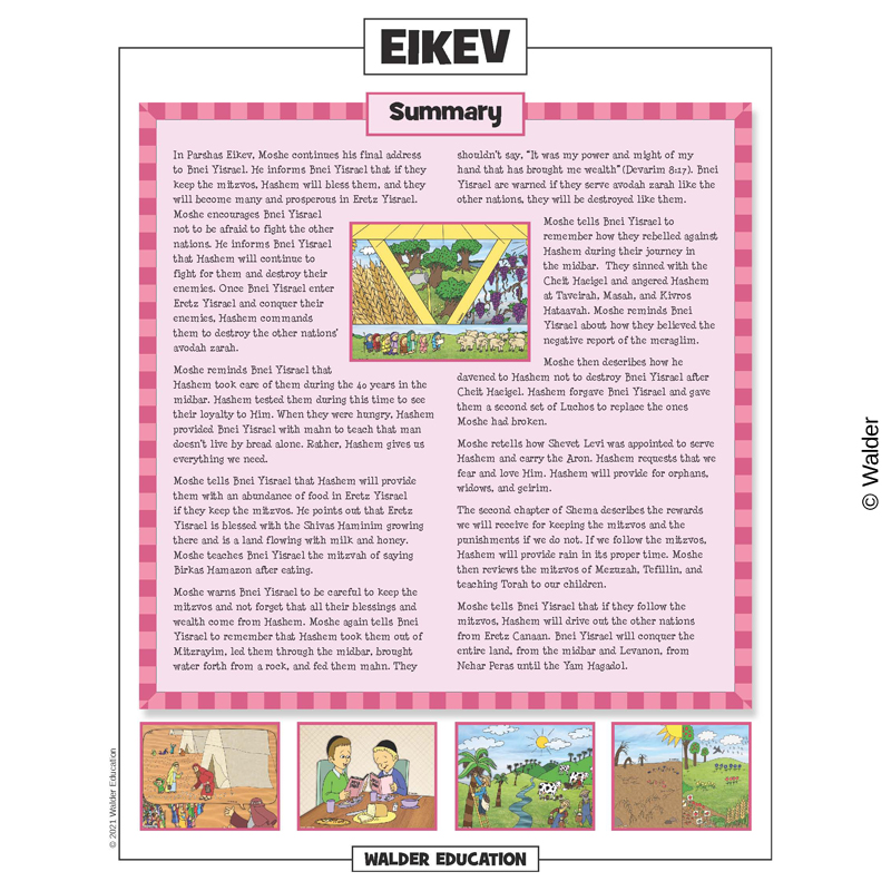 Weekly Parsha Guide: Eikev - Walder Education