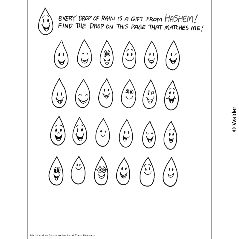 Raindrops Matching Game - Walder Education