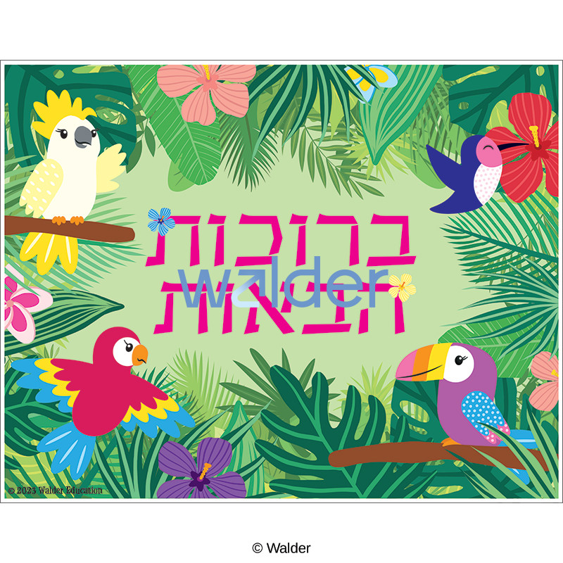 Tropical Welcome Poster - Walder Education