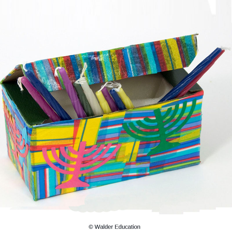 Mod Podge Chanukah Storage Box - Walder Education