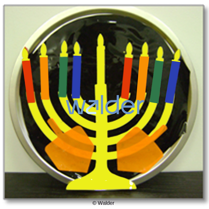 Color Forms Chanukah Menorah Decoration - Walder Education