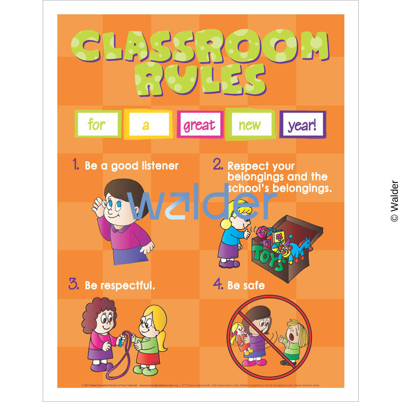 Classroom Rules For a Great New Year! - Girls - Walder Education
