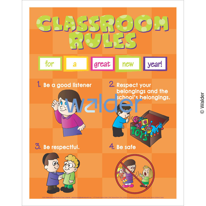 Classroom Rules For a Great New Year! - Mixed - Walder Education
