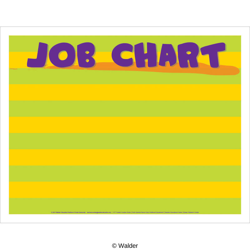 Job Chart - Walder Education
