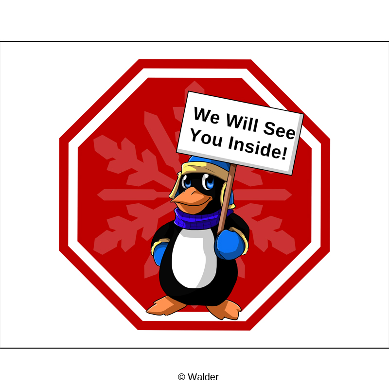 Cold Weather Sign - Walder Education