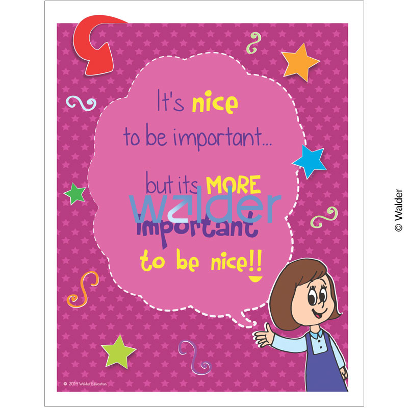 Be Nice, It's Important - Walder Education