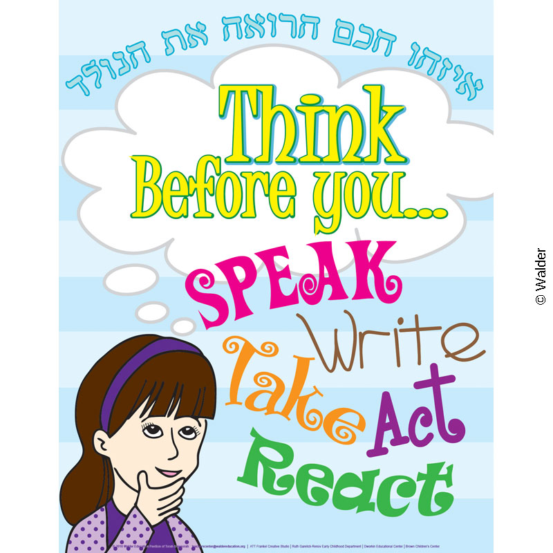 Think Before You... - Girl - Walder Education