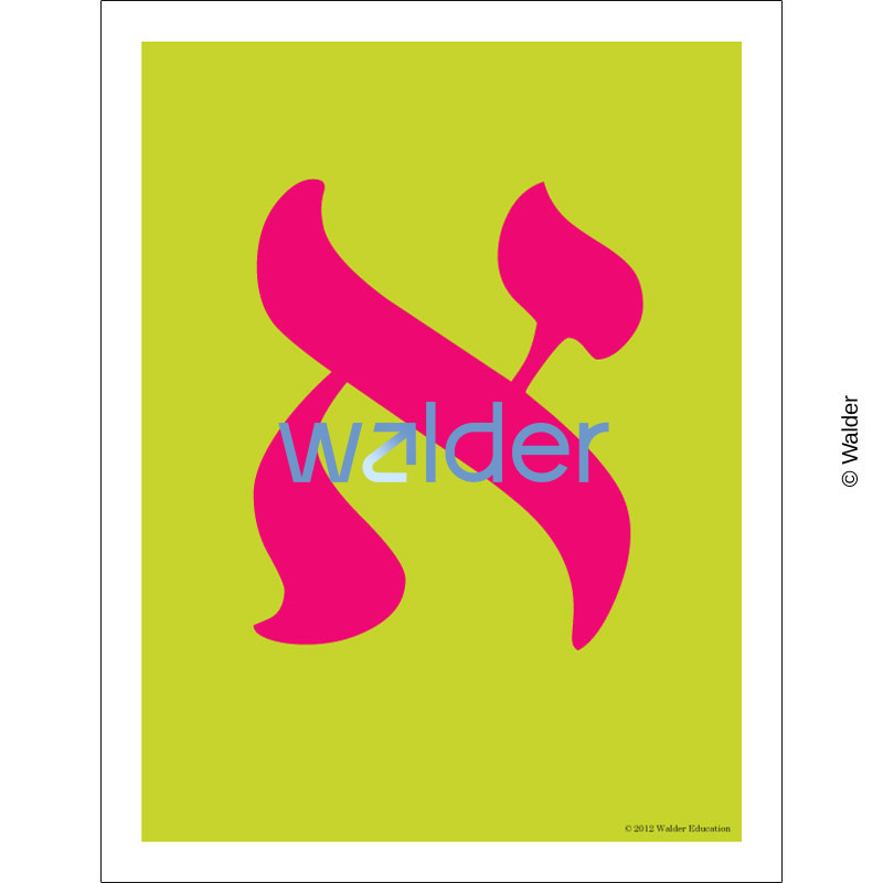 Colorful Alef Beis - Walder Education