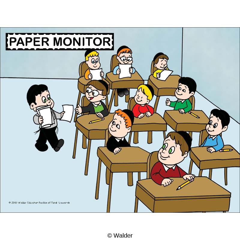 Classroom Jobs: Paper Monitor - Walder Education
