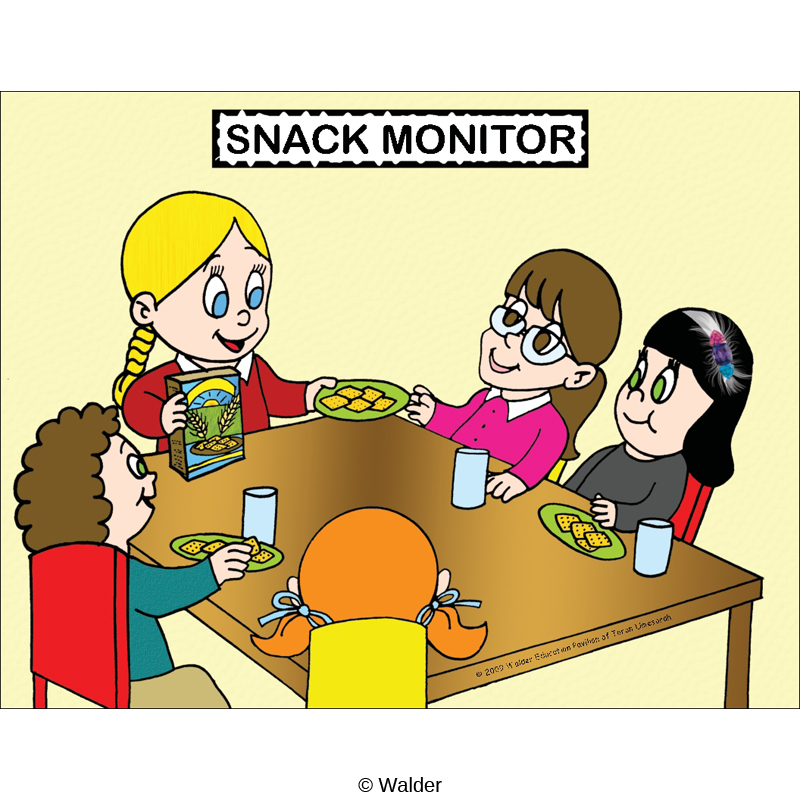 Classroom Jobs: Snack Monitor - Walder Education