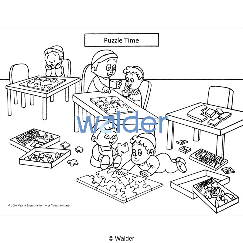Classroom Scene: Puzzle Time - Walder Education